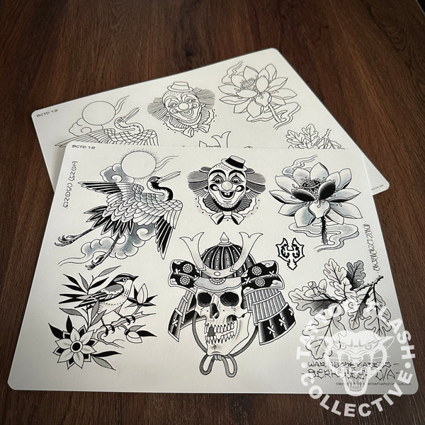Crane - tattooflashcollective