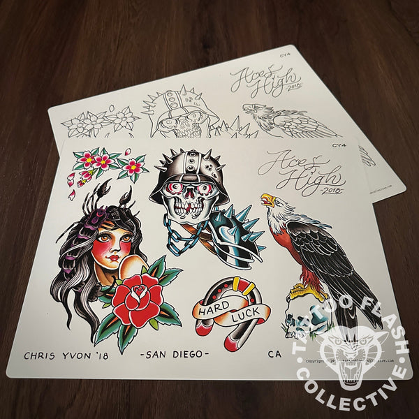 Chris Yvon |Tattoo Flash Collective - tattooflashcollective