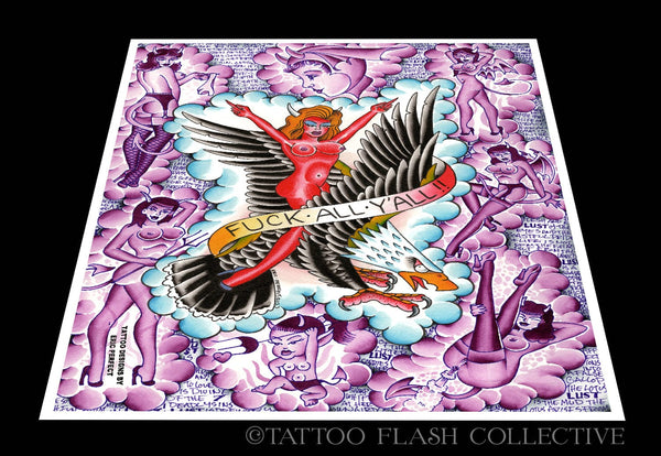 Eric Perfect Print #27- 12"x16" - tattooflashcollective