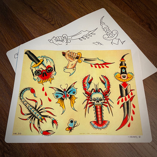Henry Rodriguez |Tattoo Flash Collective - tattooflashcollective