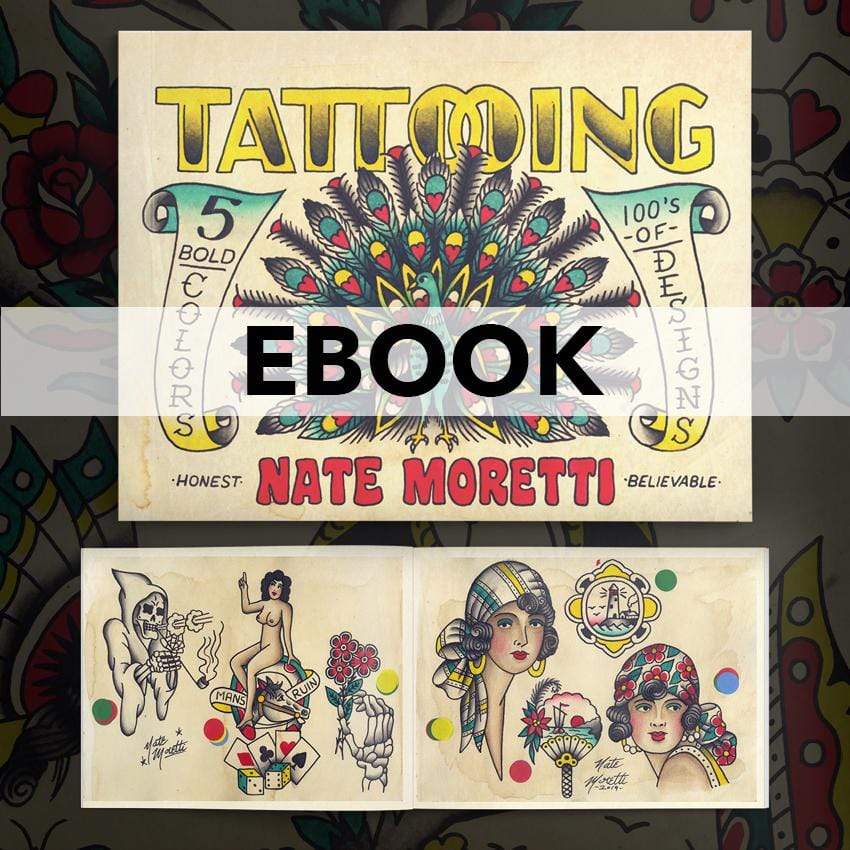 Nate Moretti Traditional Tattoo Book Digital Download ...