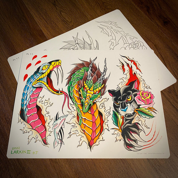 Peter Larkin |Tattoo Flash Collective - tattooflashcollective
