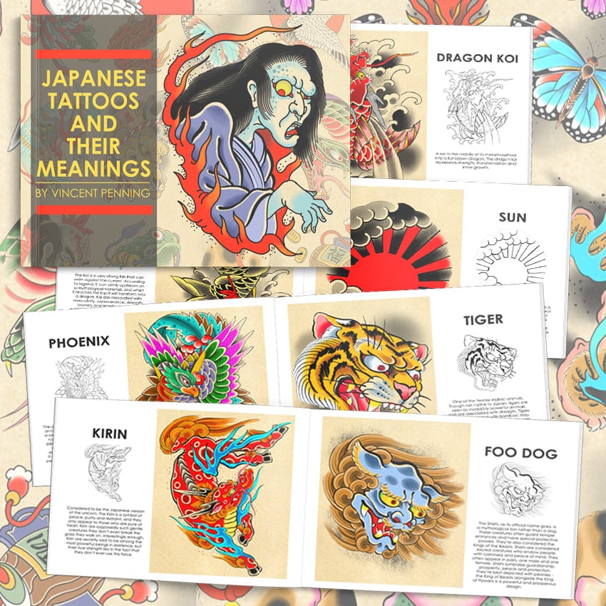 Japanese Tattoos and Their Meanings-Vincent Penning - tattooflashcollective